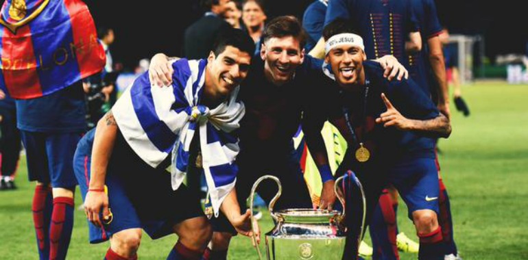La espectacular primer temporada de la MSN con el FC Barcelona - SOMOS ...