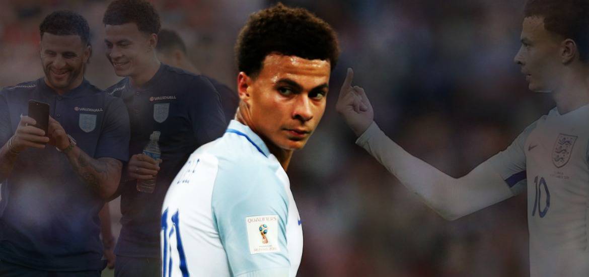 LA ROMPIÓ: El trolleo de Kyle Walker tras la peineta que le dedicó Dele ...