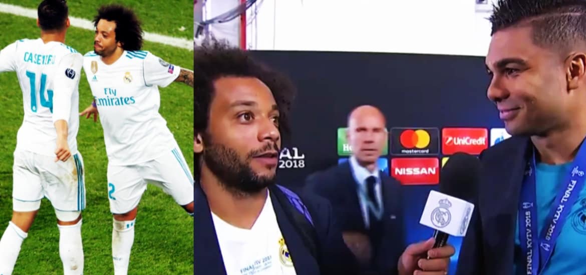 MOMENTAZO: La reacción de Marcelo tras enterarse que Casemiro ha ganado ...