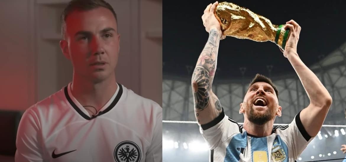 LO EXPLICÓ SIN RODEOS: Mario Gotze reveló por qué apoyó a Lionel Messi ...